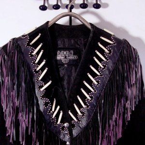Leather Gallery | Jackets & Coats | Vtg Beaded Western Native Womens ...